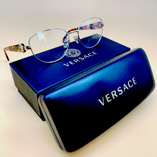 Versace VE 1246 B 1427 GOLD HAVANA CRISTAL Eyeglasses Frames 54-17-135 ...
