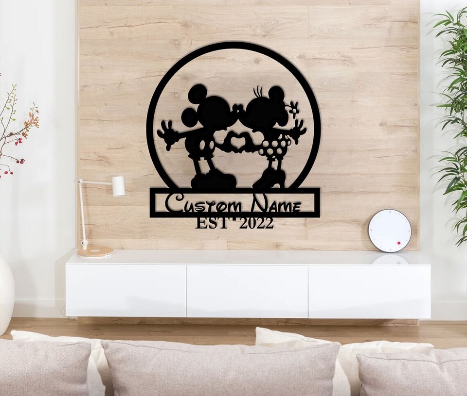 Personalized Disney welcome castle Metal name sign Home decor Outdoor ...