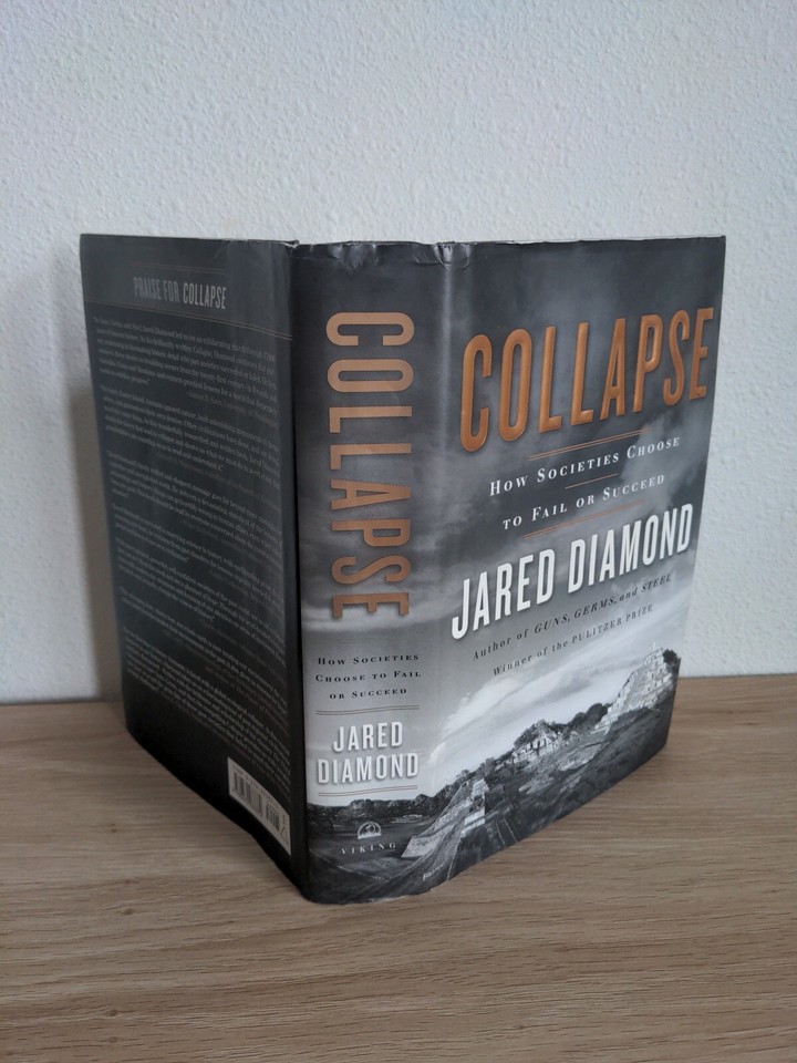 Signed! Collapse by Jared Diamond Autographed Hardcover 1st Edition ...