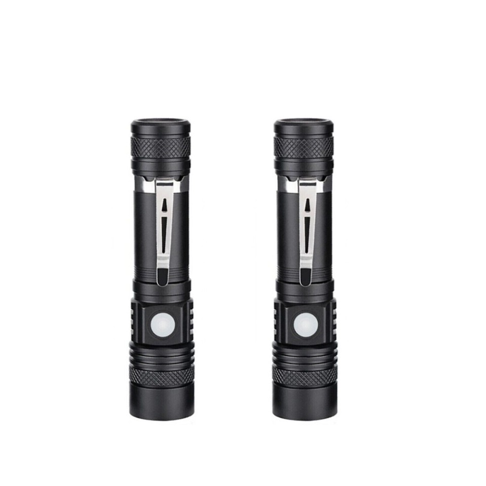 Mini LED Tactical Flashlight Super Bright Zoomable Hand Lamp ...