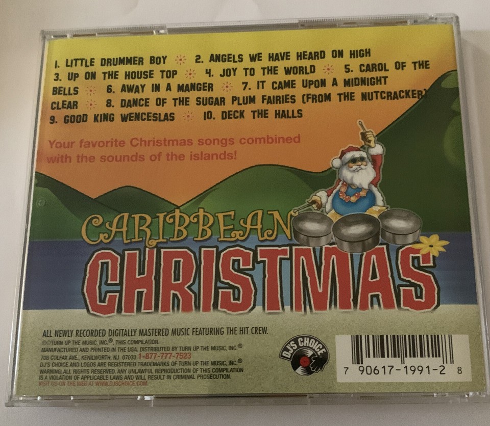 HIT CREW CARIBBEAN CHRISTMAS - Music CD - The Hit Crew- Free Shipping ...