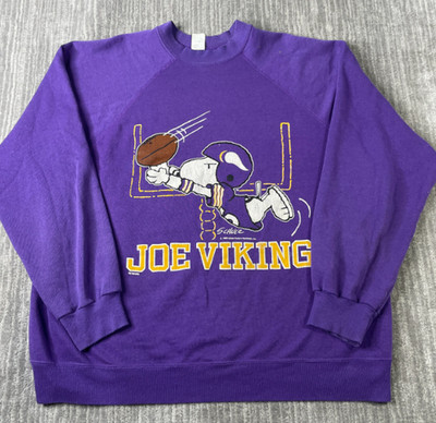 Vintage Joe Vikings Minnesota Vikings NFL cartoon crewneck sweatshirt ...