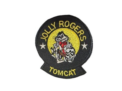 Jolly Rogers Tomcat Embroidered Military Patch | eBay