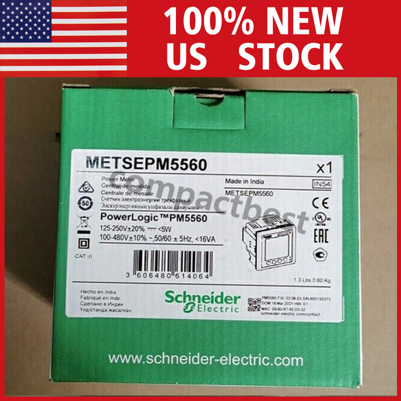 New Schneider METSEPM5560 Multifunctional Instrument PM5560 Power logic ...
