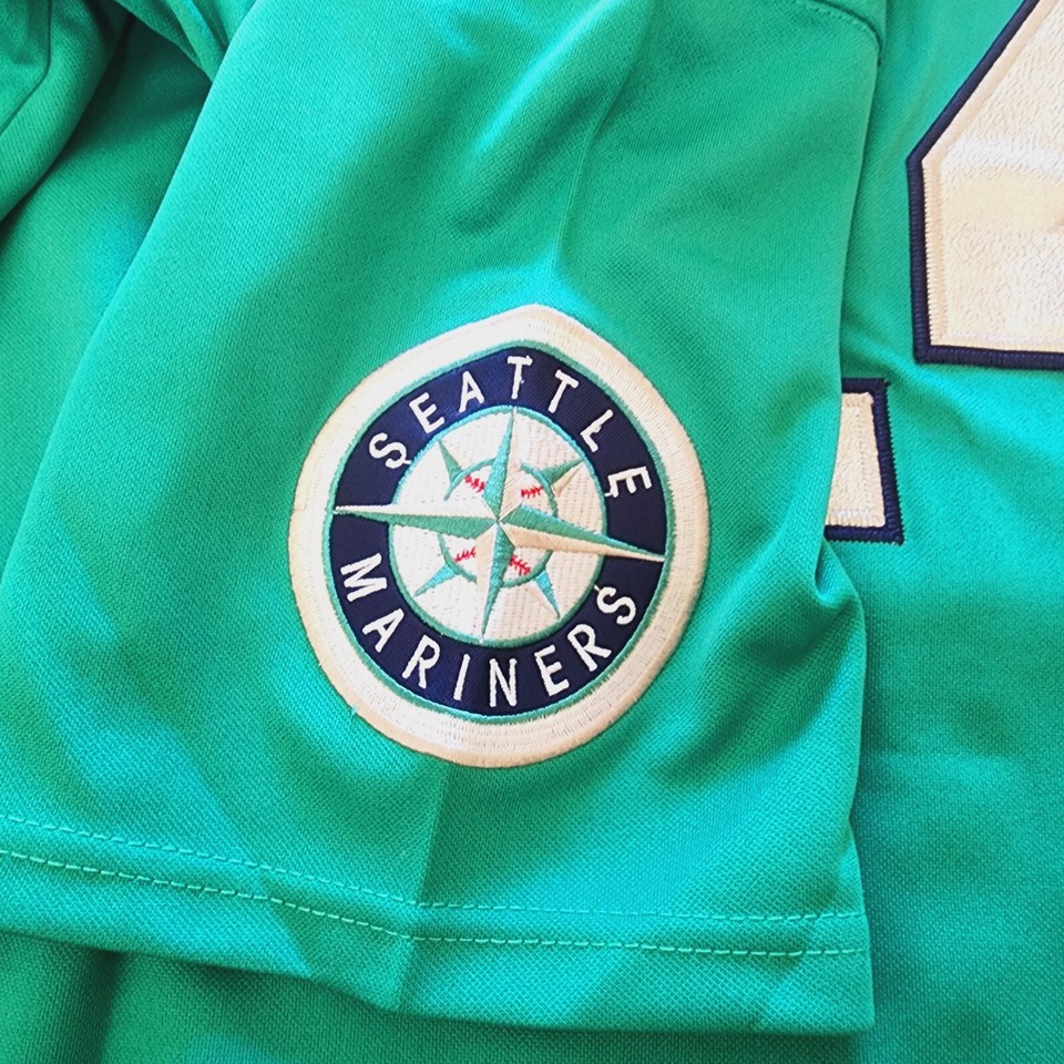 Ken Griffey Jr Seattle Mariners Throwback Jersey Stitched MENS Size XL ...