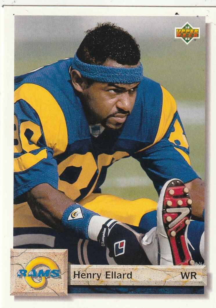 FREE SHIPPING-MINT-1992 Upper Deck Henry Ellard #138 RAMS PLUS BONUS ...