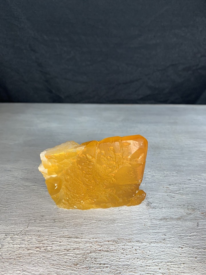 Golden Calcite with Chalcopyrite Inclusions from Black Rock, Arkansas ...