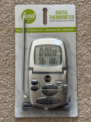 Food Network Digital Remote Thermometer SEALED-Originally $39.99 | eBay