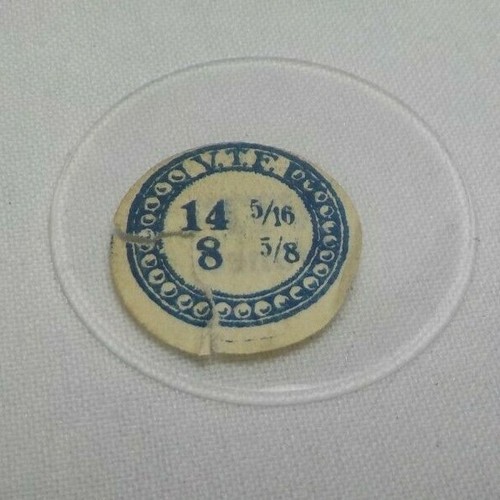 THICK GLASS POCKET WATCH CRYSTAL NEW OLD STOCK SIZE 14 5/16 5/8 ...
