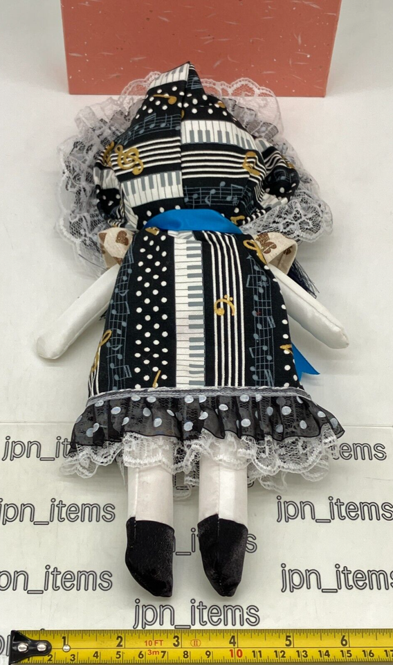 Handmade Japan Plush Cotton Bunka Doll Japanese Retro Style Black Eyes ...