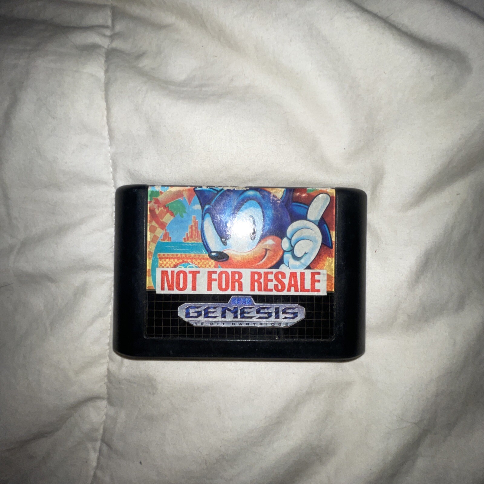 Sonic The Hedgehog 1 SEGA Genesis - “Not For Resale” Cartridge Only ...