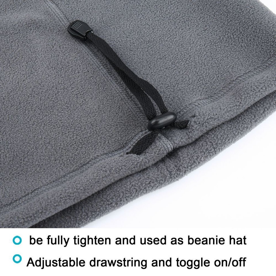 Winter Fleece Face Mask Scarf Balaclava Neck Warmer Gaiter Ski ...