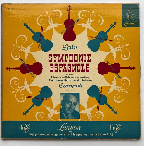 Lalo Symphonie Espagnole Opus 21 London Beinum Campoli Vinyl LL 763 | eBay