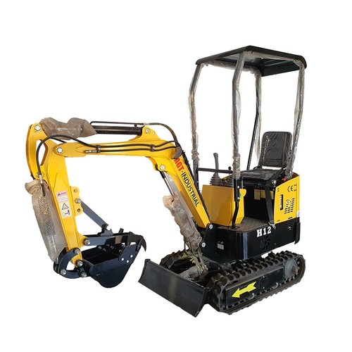 AGT New H12 Mini Excavator 13.5HP 1Ton Digger Tracked Crawler B&S Gas ...