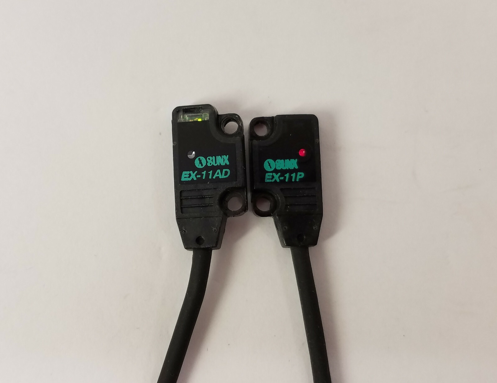 Panasonic SUNX Photoelectric Sensor Pair EX-11AD and EX-11P | eBay