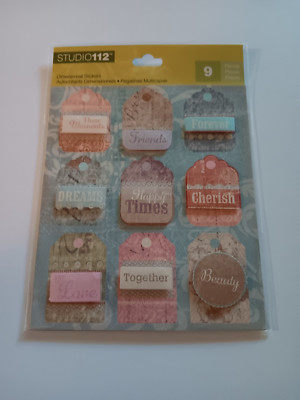 Studio 112 3D Stickers Sayings Friends Cherish Together Dreams Love ...