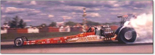 Jeb Allen Top Fuel Dragster NHRA Drag 1/43rd Scale Slot Car Waterslide ...