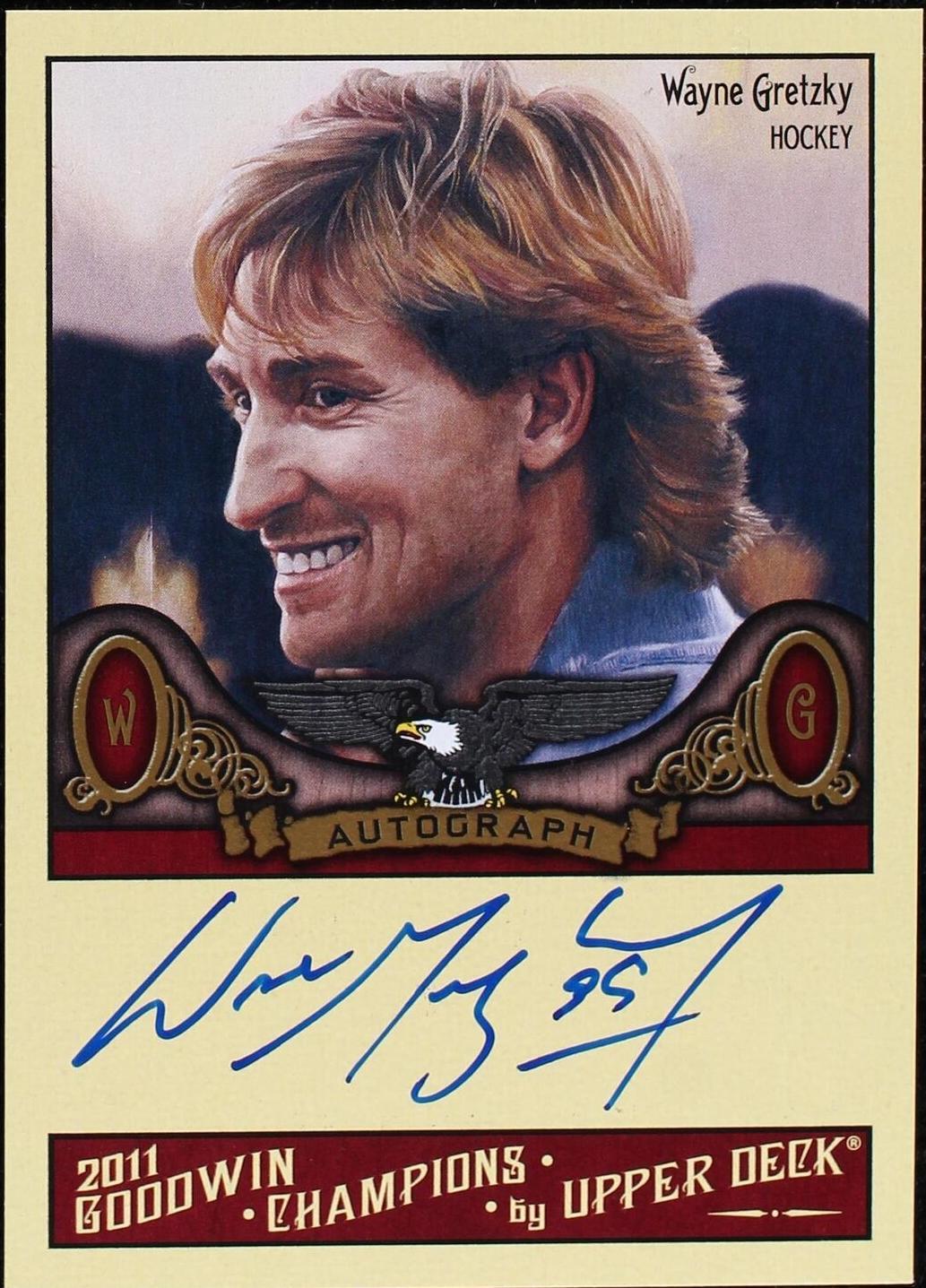 2011 Upper Deck Goodwin Champions - Autographs Wayne Gretzky #A-WG (AU ...