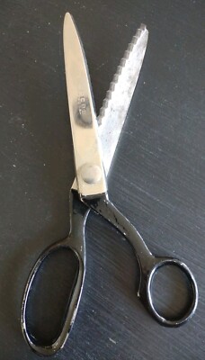 Vintage WISS Pinking Shears Scissors CC9 Chrome Heavy Duty | eBay