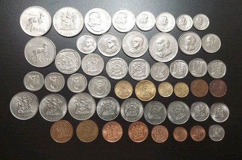 South Africa Coin Collection Lot Of 50 All Different Coins African Wild ...