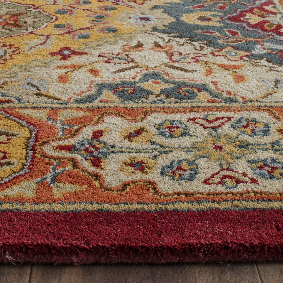 Heritage Collection Runner Rug - 2'3" x 14', Multi, Handmade ...