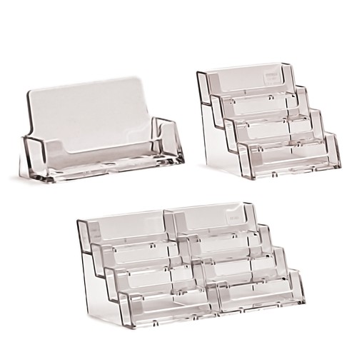 Business Card Holders Acrylic Display Stand Retail Counter & Wall ...