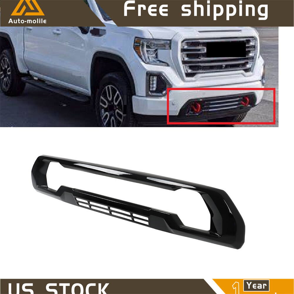 Front Lower Skid Plate Gloss Black 84482544 For 19-22 GMC Sierra 1500 ...