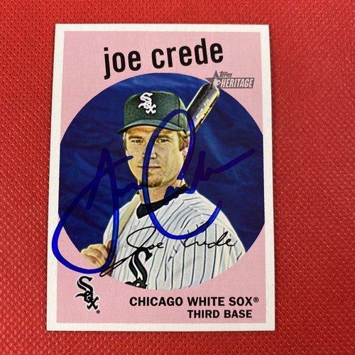 2008 Topps Heritage Joe Crede #640 Auto Signed Autograph White Sox | eBay
