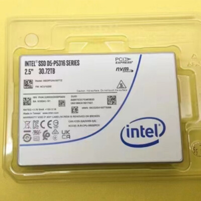 INTEL 30.72TB D5-P5316 SSD U,2 NVME Solid State Drives | eBay