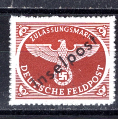 Germany 1944 1945 MNH Feldpost Inselpost Vukovar CRETE Rhodes Occup ...