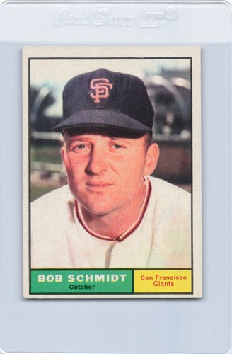 1961 Topps #31 Bob Schmidt Giants NM *DA-C5597 | eBay