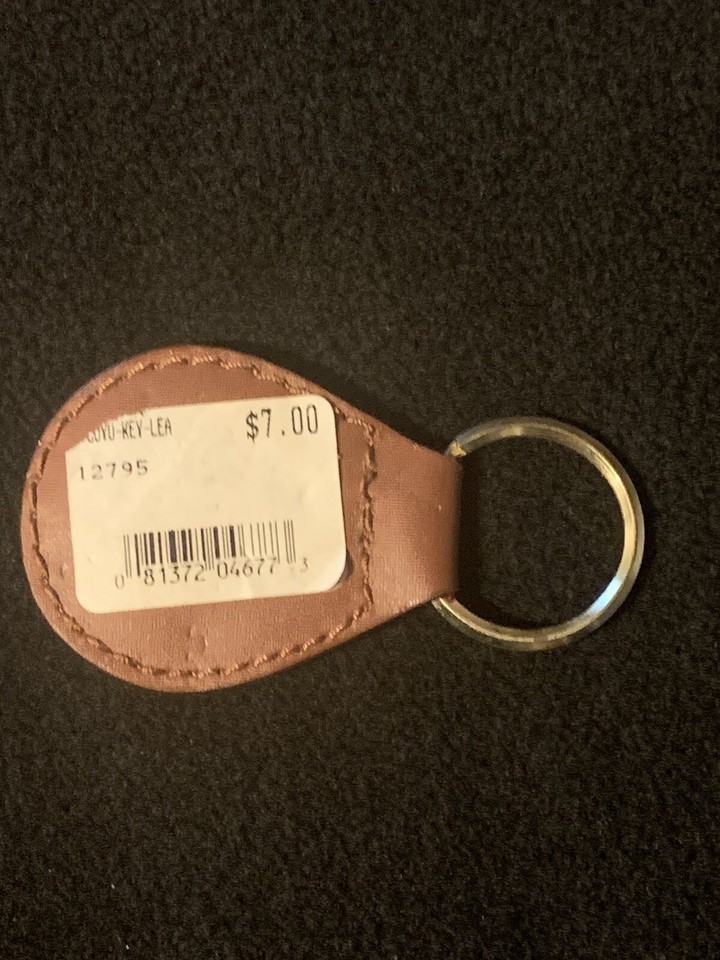 Phoenix Coyotes NHL Gold Toned Metal Logo & Leather Keyring Keychain | eBay