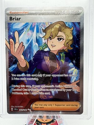 Briar Pokemon Stellar Crown 163/142 Trainer Holo Ultra Rare! | eBay