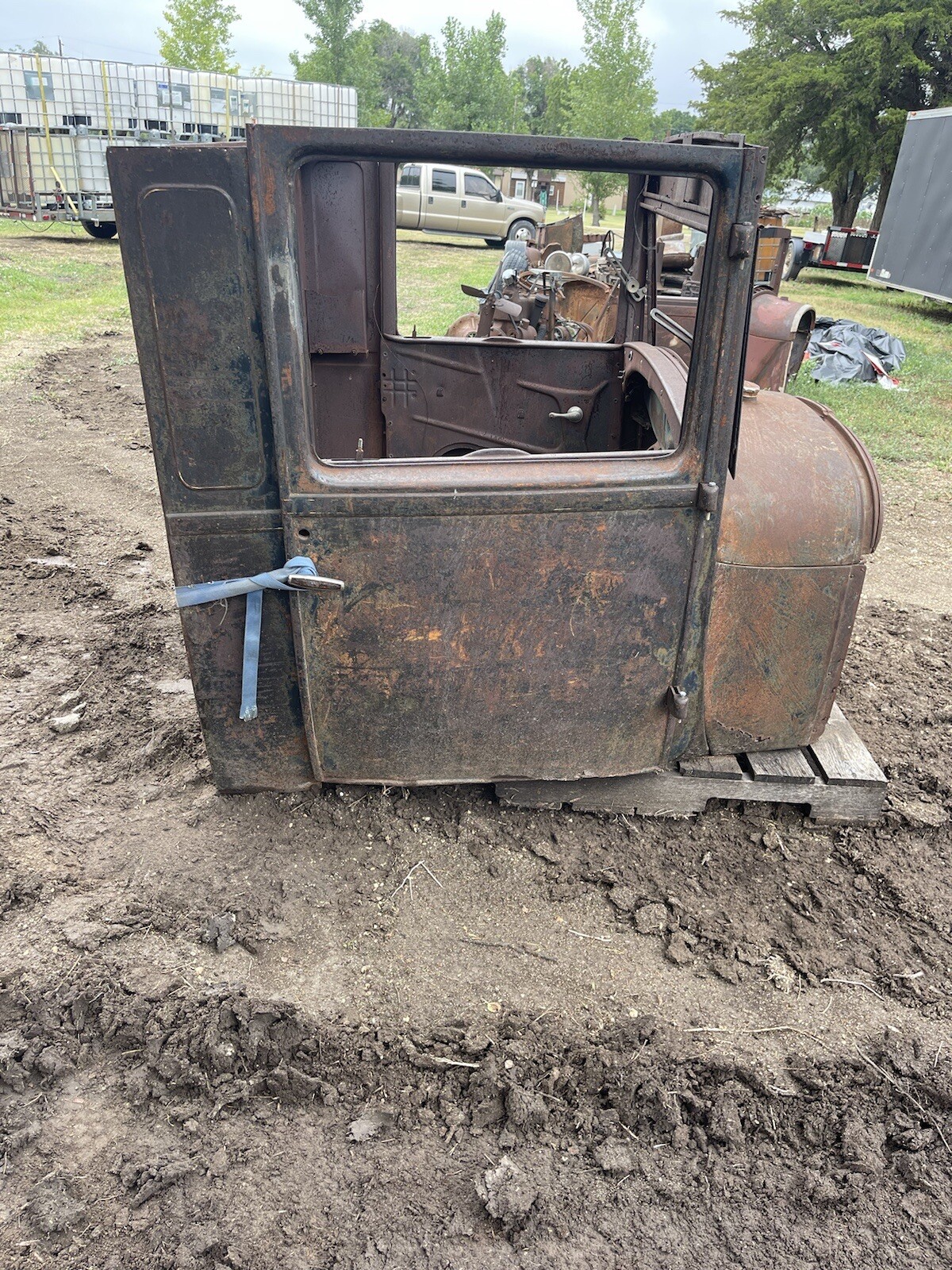 1928 1929 Model A Ford Pickup Cab Truck Body Cowl Door Firewall 28 29 ...