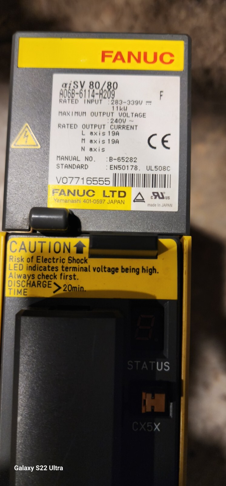 FANUC A06B-6114-H209 19A Servo Amplifier | eBay