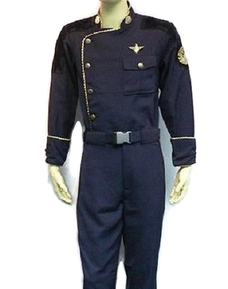 BATTLESTAR GALACTICA SENIOR OFFICER DUTY BLUES ADMIRAL UNIFORM COSTUME ...