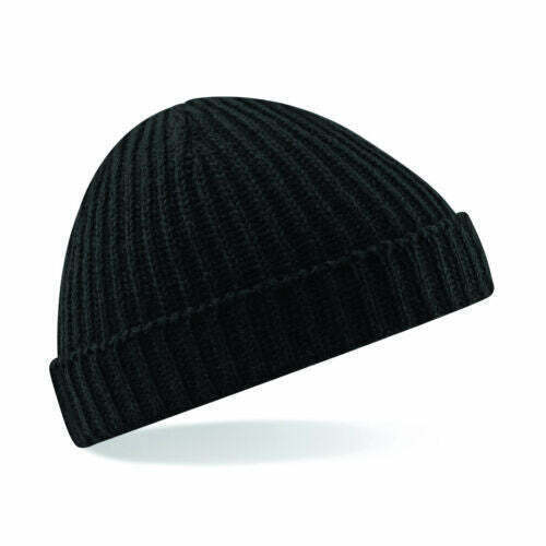Trawler Beanie Wooly Knitted Fisherman Hat Beechfield Retro Vintage ...