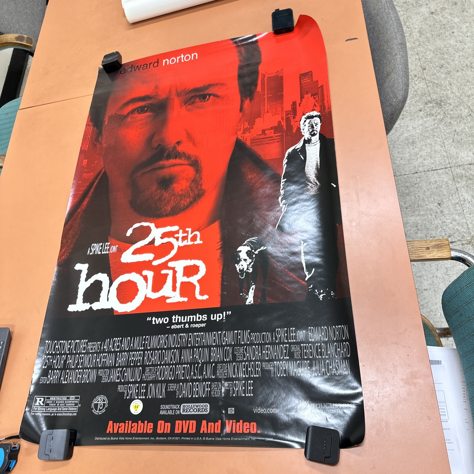 25th Hour Movie DVD Poster 27" xX 40" | eBay