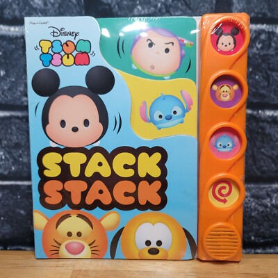DISNEY TSUM TSUM STACK STACK SHAPED SOUND BOOK From Editors Of Phoenix ...