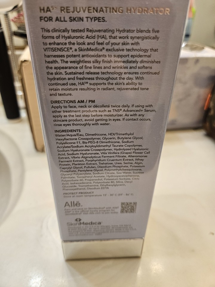 SkinMedica HA5 Rejuvenating Hydrator 2oz NEW SEALED | eBay