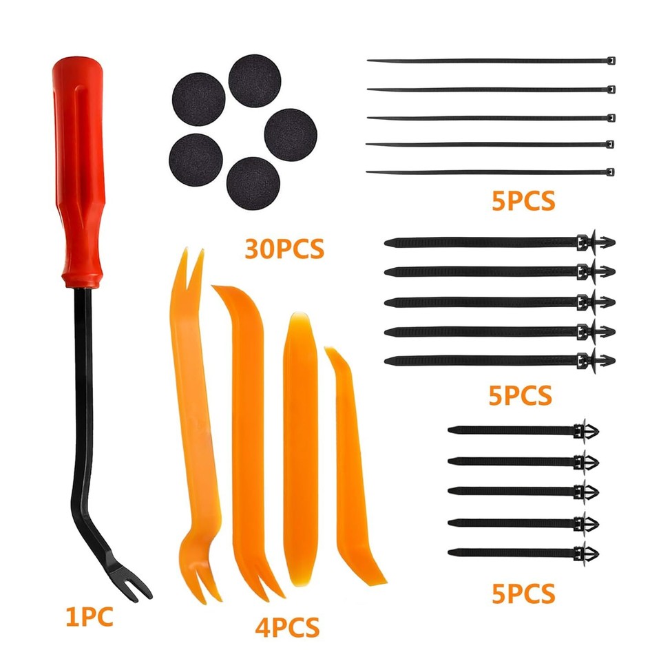 1000P Car Push Retainer Clips Auto Body Clip Automotive U-Clip Screws ...