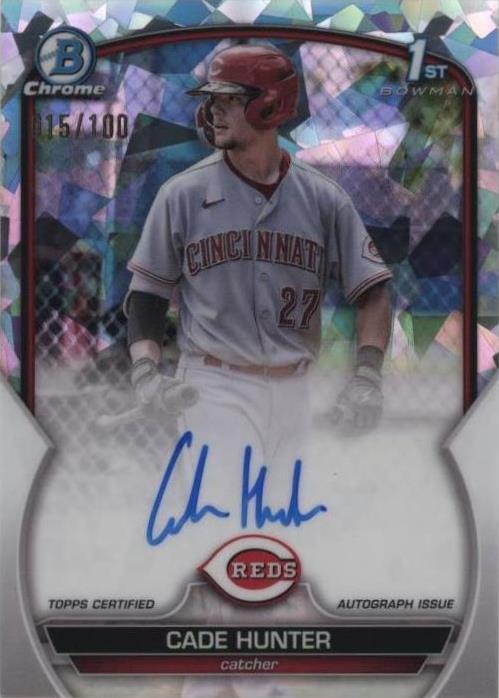 2023 Bowman Chrome - Prospect Autographs Atomic Refractor #CPA-CH Cade ...