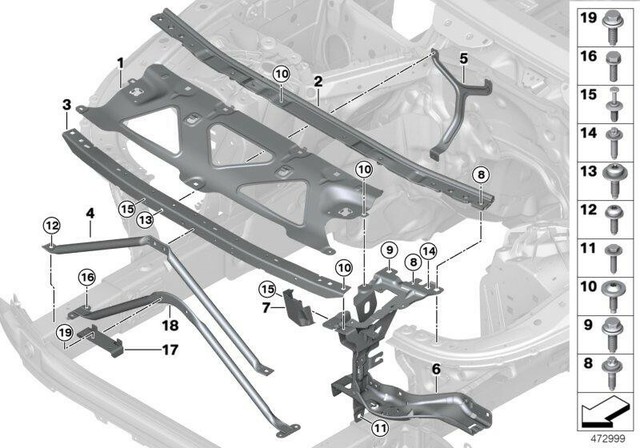 BMW G11 Frontparts 51647357207 51647357211 51137497215 51647357209 ...