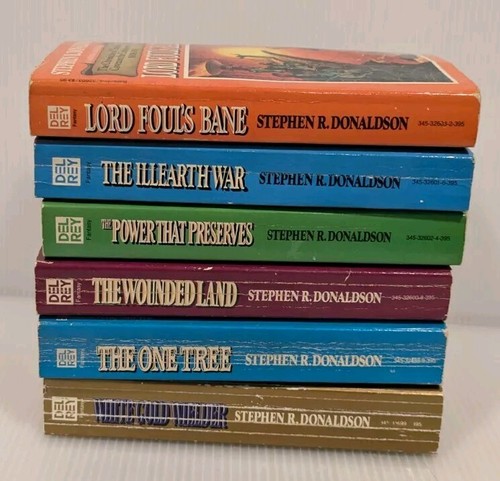 COMPLETE SET of (6) STEPHEN R. DONALDSON Books CHRONICLES THOMAS ...