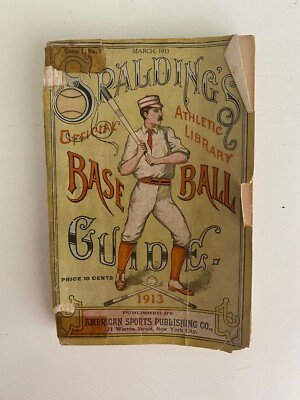 1913 Spalding's Official Baseball Guide | eBay