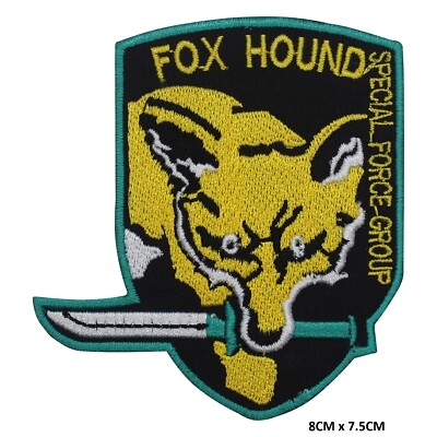 Fox Hound Special Force Iron on Patch Embroidered Patch Badge For ...