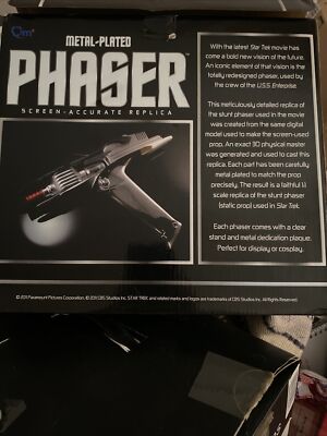 Star Trek Metal Plated Phaser Screen Accurate Replica | eBay
