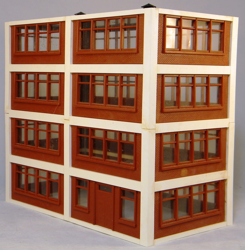 HO Scale Factory Building Built-Up | eBay