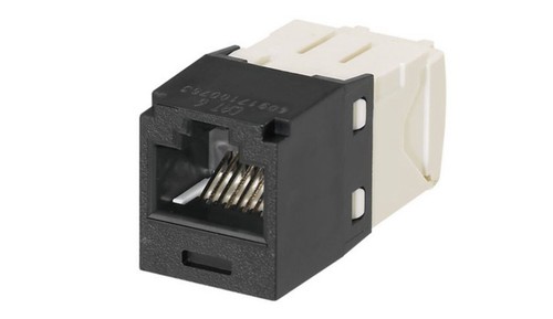 New Panduit Category Cat6 Jack RJ45 CJ688TGBL (25 JACKS) Color Black ...