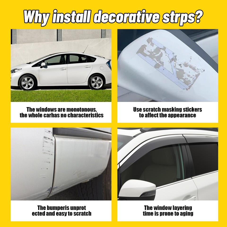 1/2" 16FT Chrome Trim Molding Strip Car Door Window Bumper Side Trime ...